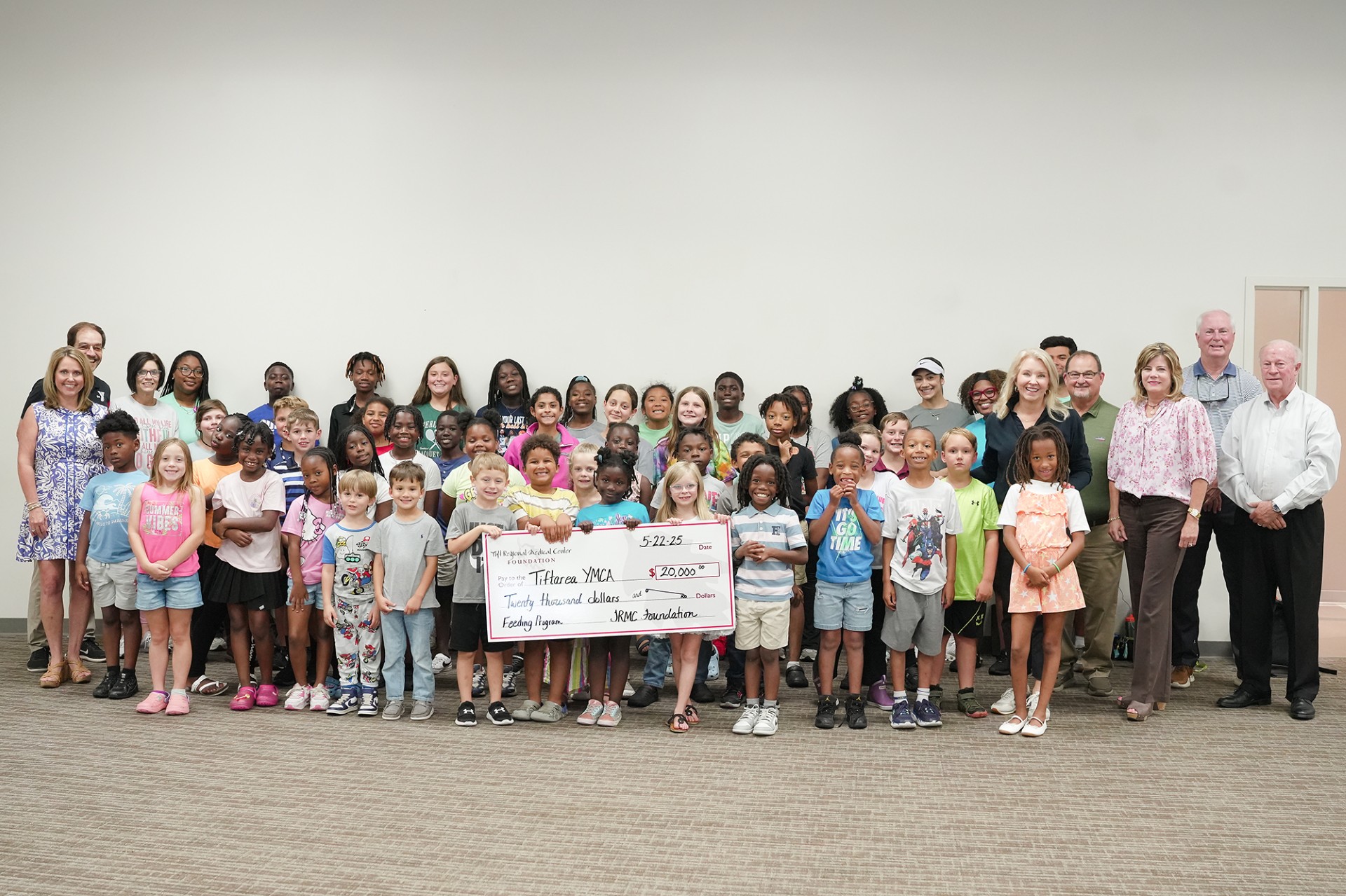 TRMC Foundation donates $20,000 to Tiftarea YMCA - Southwell Media Center